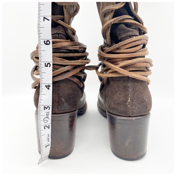 Freebird by Steven | Shoes | Freebird Coal Brown Lace Up Boots Size 65 | Poshmark